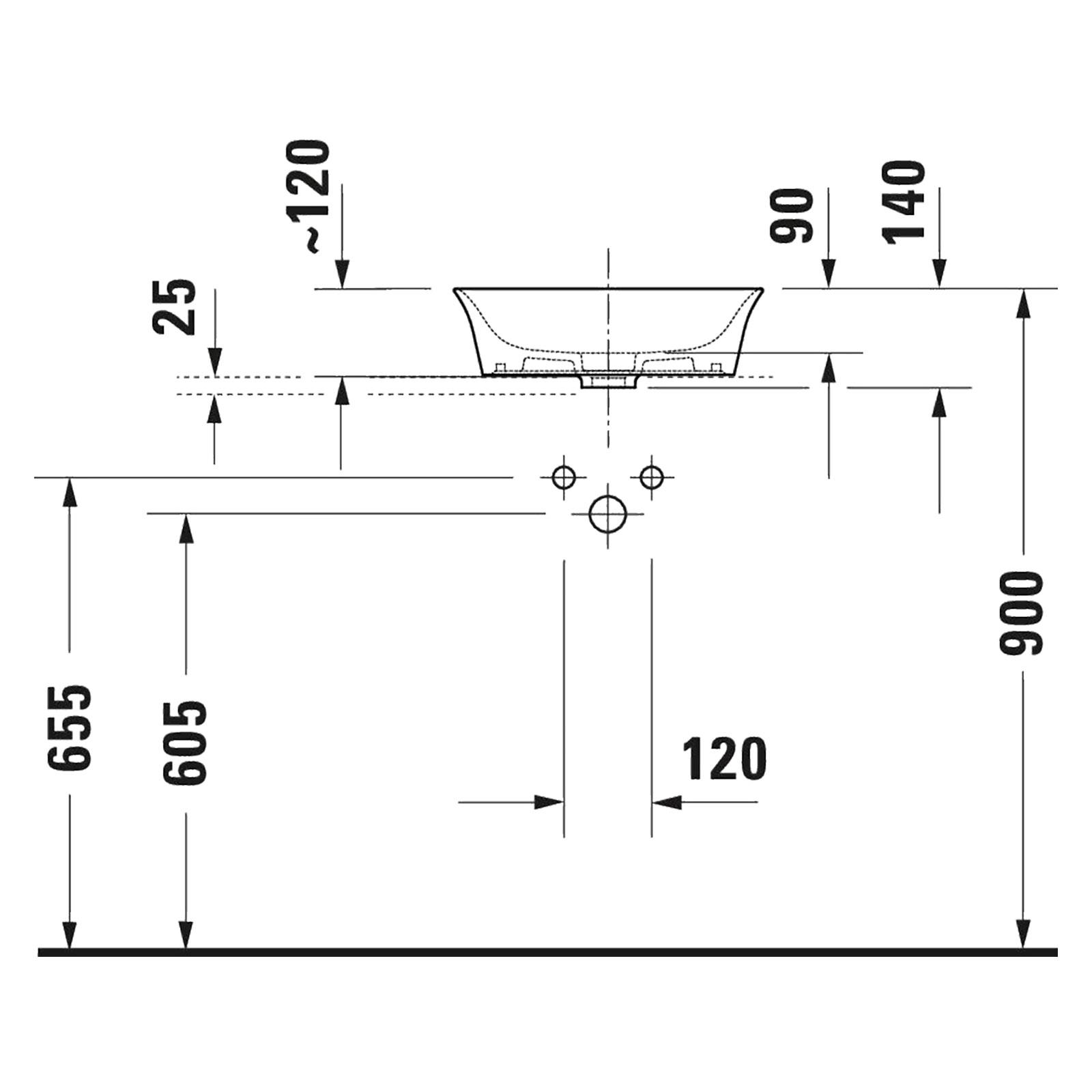 Duravit Lavabo White Tulip Çanak 43 cm, Beyaz 2362430079 Modeli