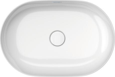 Duravit Luv DuraCeram Çanak Lavabo, 60 cm, Beyaz-Satin Mat Gri Modeli
